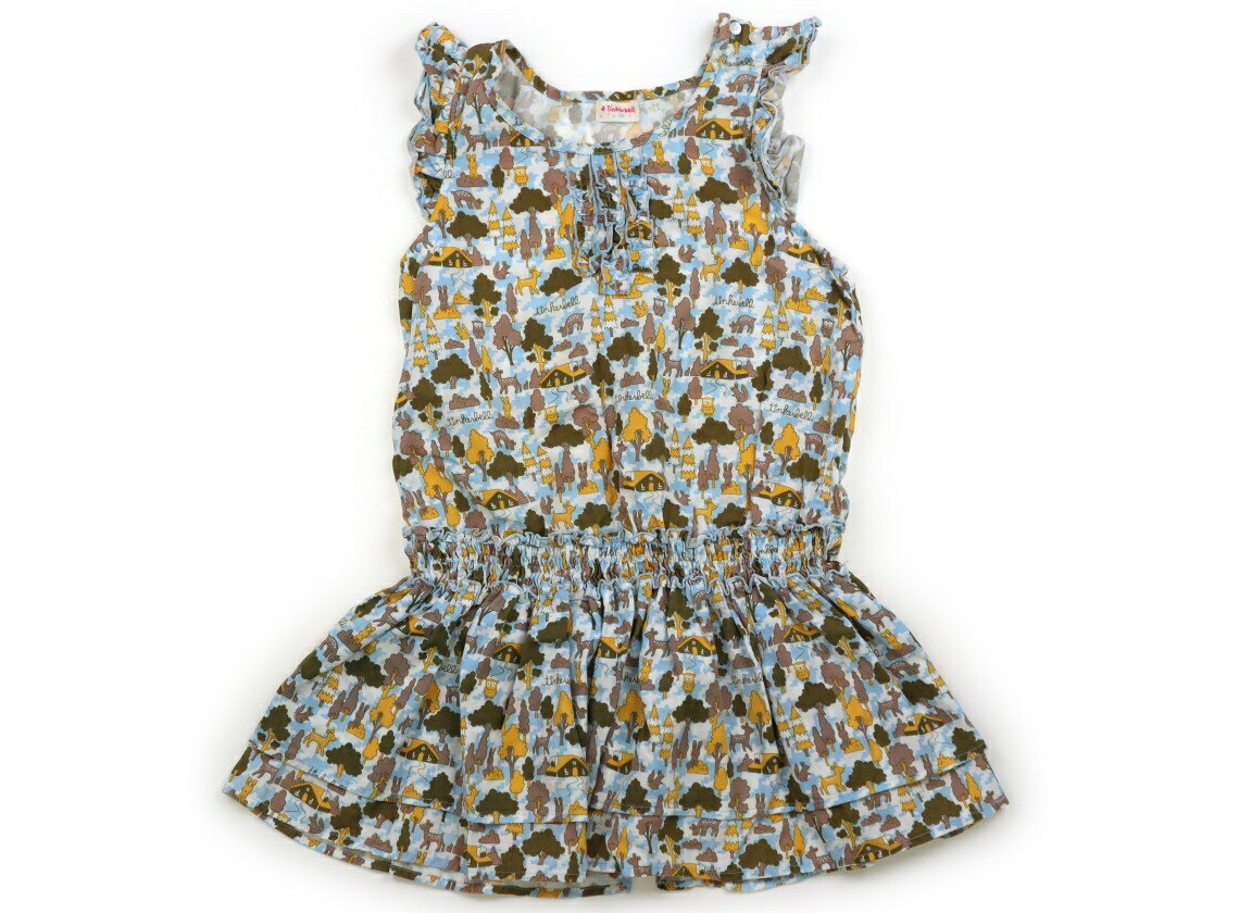 　ブランド 　TINKERBELL(ティンカーベル) 　カテゴリー 　チュニック 　サイズ 　130サイズ 　色 　水色、オリーブ、やまぶき色、動物 　状態 　★★★ 　記名 　なし 　ジャンル 　Girl テンセル生地。ウエストはゴム入り...