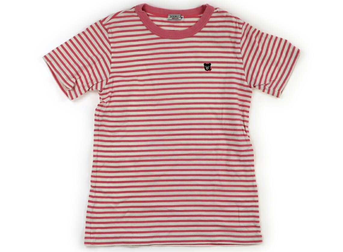 　ブランド 　Double B(ダブルB) 　カテゴリー 　Tシャツ・カットソー 　サイズ 　150サイズ 　色 　ボーダー　白　ピンク 　状態 　★★★ 　記名 　なし 　ジャンル 　Girl ブランドタグに「B」のスタンプがあるため、価...