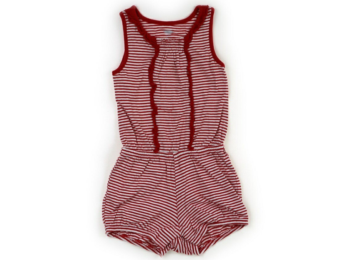 　ブランド 　OLDNAVY(オールドネイビー) 　カテゴリー 　カバーオール 　サイズ 　70サイズ 　色 　赤・白ボーダー、フリル 　状態 　★★★ 　記名 　なし 　ジャンル 　Girl 実際のサイズ表記は12-18Mで、カットソー素...