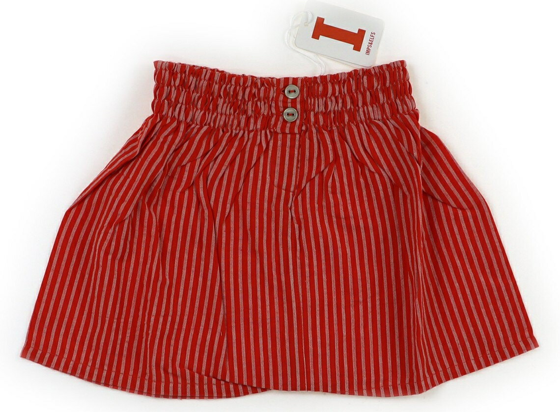 　ブランド 　imps&elfs(インプス アンド エルフス) 　カテゴリー 　スカート 　サイズ 　90サイズ 　色 　朱色ストライプ 　状態 　N 　記名 　なし 　ジャンル 　Girl 実際のサイズ表記は92cm。シャツ生地に裏地付き...