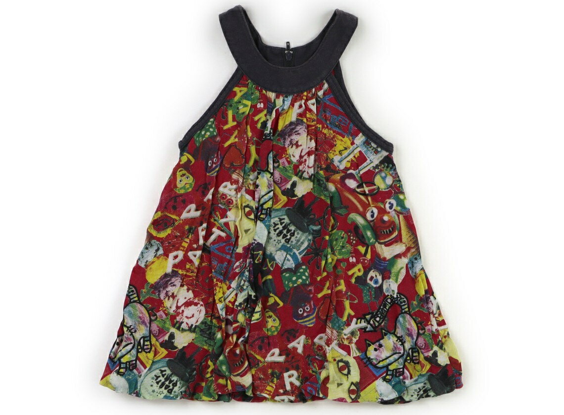 　ブランド 　Party Party(パーティパーティ) 　カテゴリー 　ジャンパースカート 　サイズ 　95サイズ 　色 　総柄チャコールグレーピンク 　状態 　★★ 　記名 　なし 　ジャンル 　Girl 後ろファスナー開き。裾がバルー...