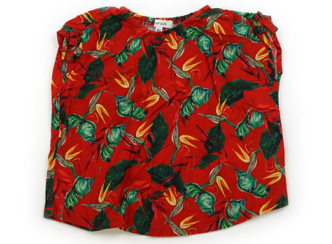 　ブランド 　Seraph(セラフ) 　カテゴリー 　シャツ・ブラウス 　サイズ 　80サイズ 　色 　朱色、緑 　状態 　★★★ 　記名 　なし 　ジャンル 　Girl 麻混綿素材。シワ、やや毛羽立ちはありますがまだまだお使いいただけそう...