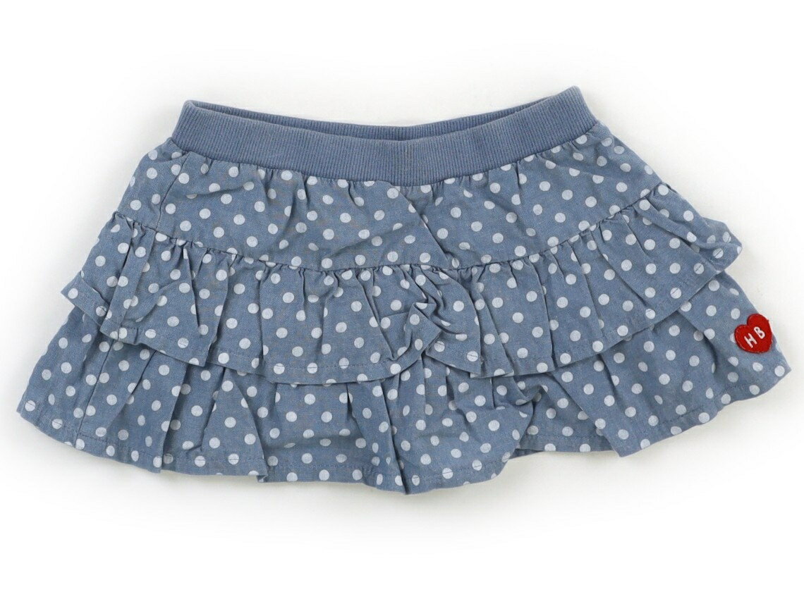 　ブランド 　Hot Biscuits(ホットビスケッツ) 　カテゴリー 　スカート 　サイズ 　90サイズ 　色 　ブルー・白・水玉 　状態 　★★★ 　記名 　なし 　ジャンル 　Girl 綿の薄手の生地で、ウエストはリブで総ゴム。若干...