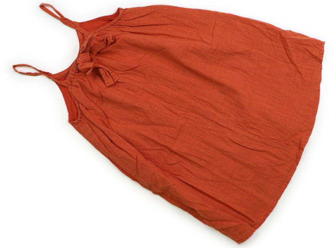 　ブランド 　petit main(プティマイン) 　カテゴリー 　ジャンパースカート 　サイズ 　130サイズ 　色 　オレンジ 　状態 　★★★ 　記名 　なし 　ジャンル 　Girl 綿素材のリネンのような生地感です。裏地付き。色褪せ...