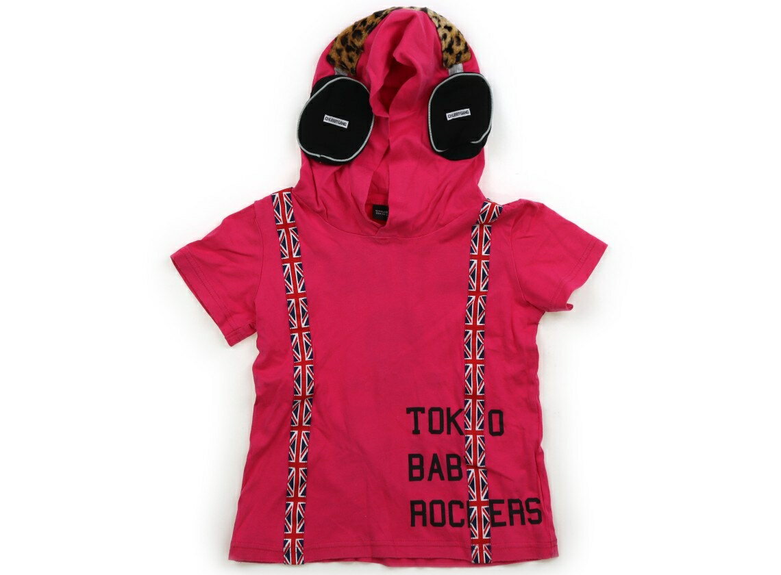 　ブランド 　Chubby Gang(チャビーギャング) 　カテゴリー 　Tシャツ・カットソー 　サイズ 　110サイズ 　色 　ショッキングピンク 　状態 　★★★ 　記名 　なし 　ジャンル 　Girl フードにヘッドホンのモチーフ付き...