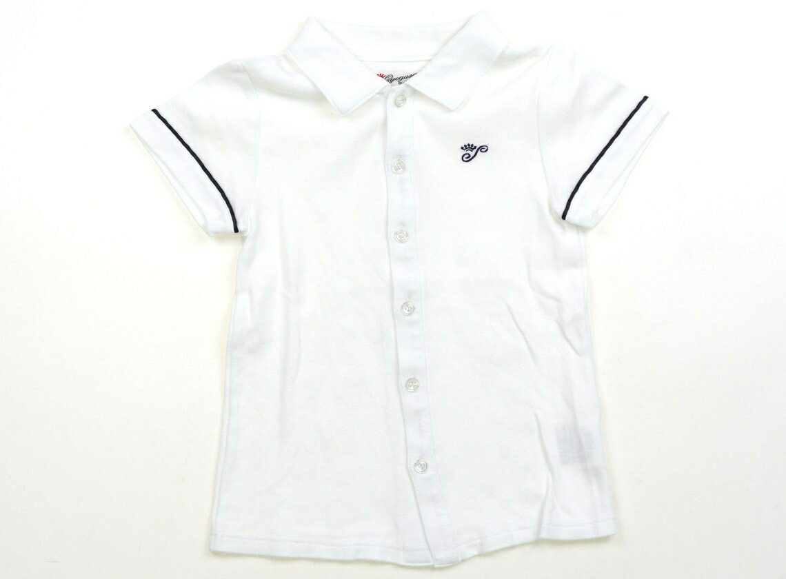 　ブランド 　SAYEGUSA(サヱグサ) 　カテゴリー 　Tシャツ・カットソー 　サイズ 　110サイズ 　色 　白地　ネイビー 　状態 　★★★★ 　記名 　なし 　ジャンル 　Girl 若干毛羽立ちがあります。襟もカットソー地。 ＊【...