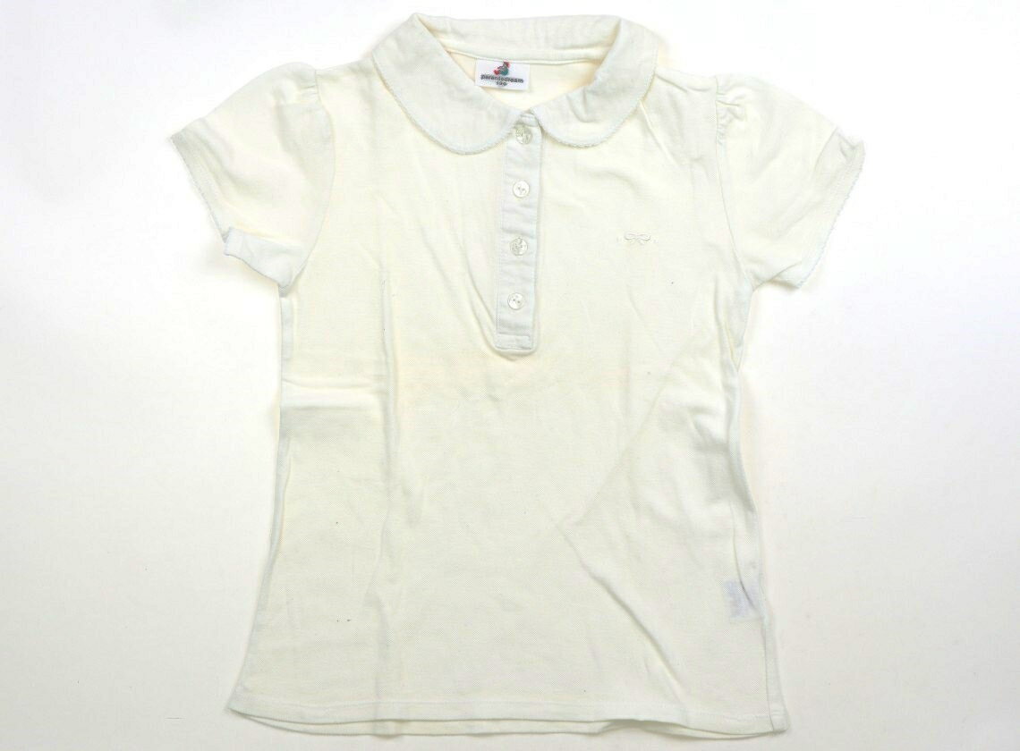 　ブランド 　Parents Dream(ペアレンツドリーム) 　カテゴリー 　Tシャツ・カットソー 　サイズ 　130サイズ 　色 　オフホワイト 　状態 　★★★ 　記名 　なし 　ジャンル 　Girl 鹿の子素材。襟付きカットソー。薄...