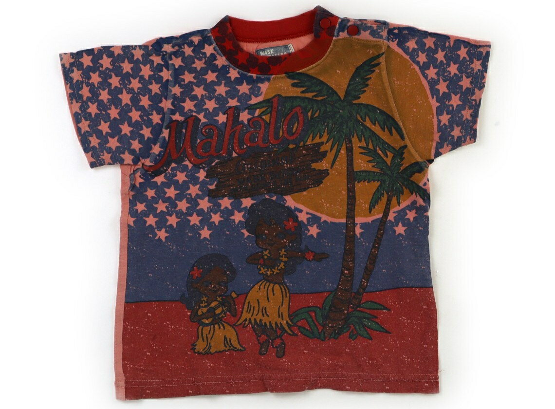 　ブランド 　WASK(ワスク) 　カテゴリー 　Tシャツ・カットソー 　サイズ 　95サイズ 　色 　赤、青 　状態 　★★（返品不可） 　記名 　なし 　ジャンル 　Girl カットソー地です。薄手のカットソーです。全体に色あせ・毛羽立...