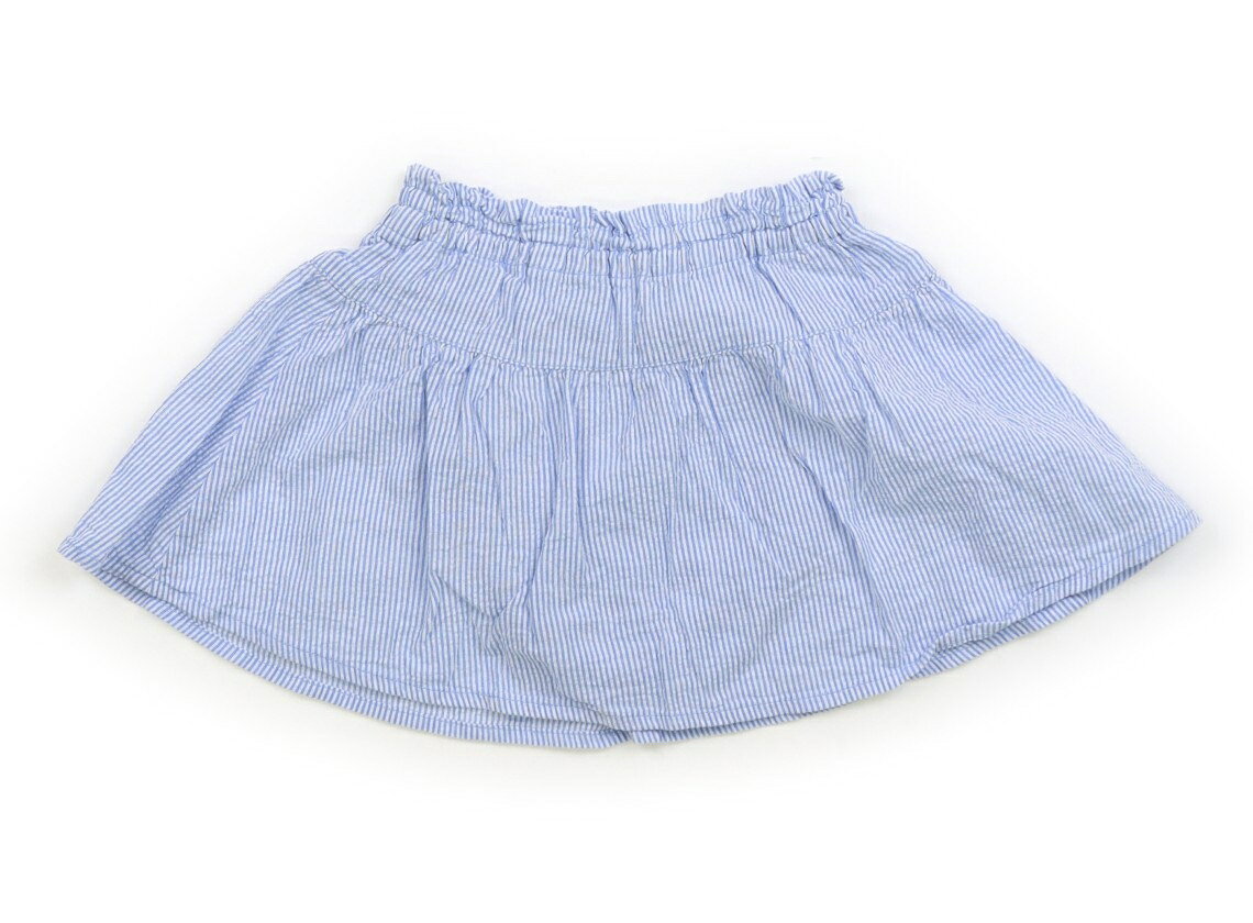 　ブランド 　BeBe(べべ) 　カテゴリー 　スカート 　サイズ 　80サイズ 　色 　水色　オフホワイト　ストライプ 　状態 　★★★ 　記名 　なし 　ジャンル 　Girl Tシャツとセットだったようですが、欠損しています。綿100%...