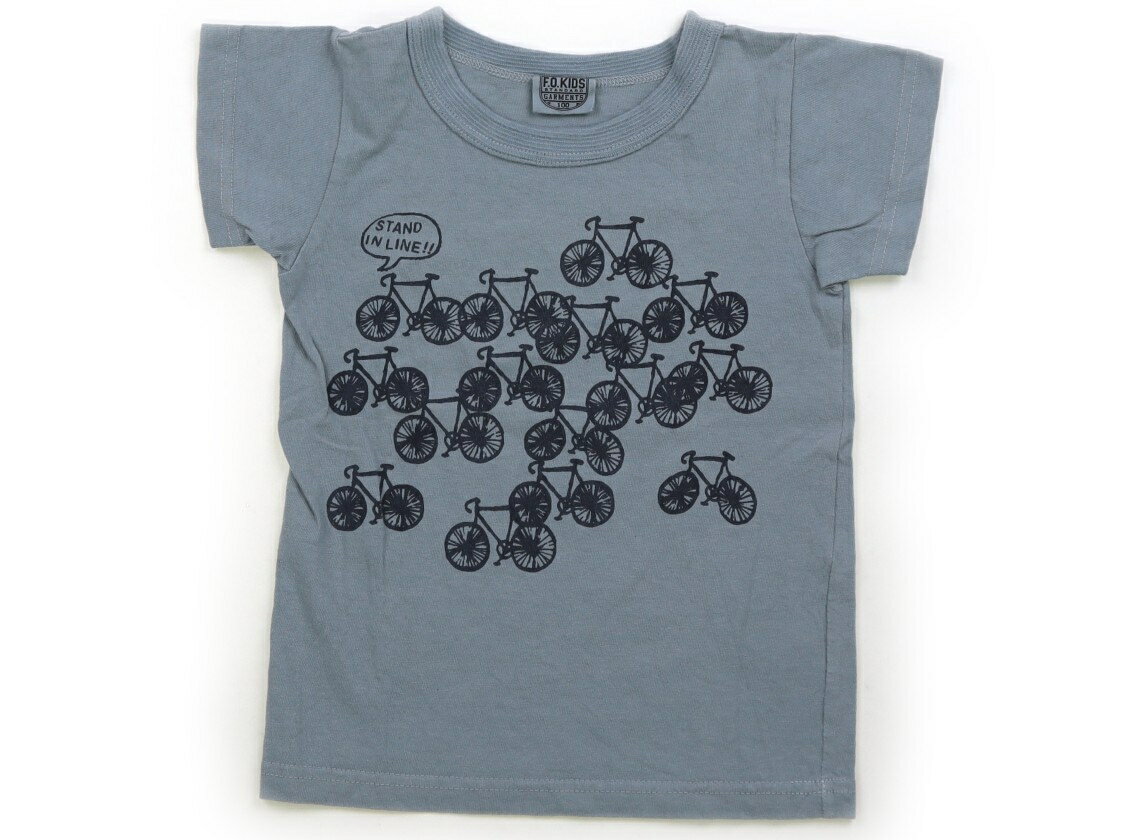 　ブランド 　F.O.KIDS(FOキッズ) 　カテゴリー 　Tシャツ・カットソー 　サイズ 　100サイズ 　色 　ブルーグレー・自転車柄 　状態 　★★★ 　記名 　なし 　ジャンル 　Boy 天竺コットン。色褪せと毛羽立ちがあります。...