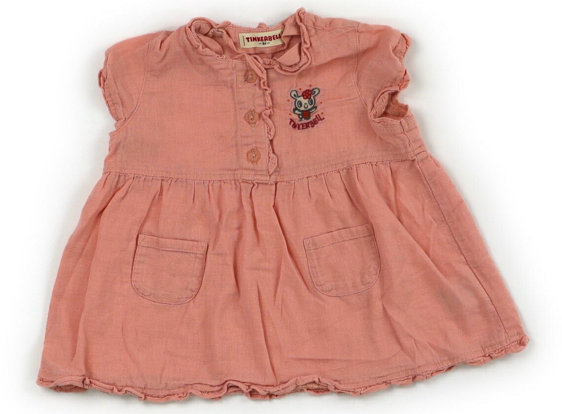 　ブランド 　TINKERBELL(ティンカーベル) 　カテゴリー 　ワンピース 　サイズ 　80サイズ 　色 　サーモンピンク 　状態 　★★ 　記名 　なし 　ジャンル 　Girl コットン素材。使用感があり色褪せと洗いざらし感がありま...