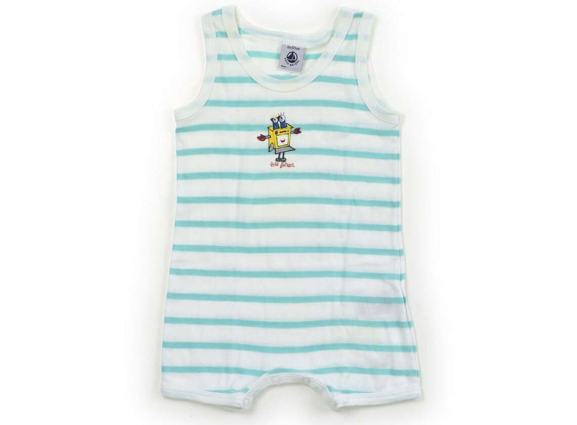 　ブランド 　PETIT BATEAU(プチバトー) 　カテゴリー 　カバーオール 　サイズ 　60サイズ 　色 　エメラルドグリーン、白、ボーダー 　状態 　★★（返品不可） 　記名 　なし 　ジャンル 　Boy 実際のサイズ表記は67c...