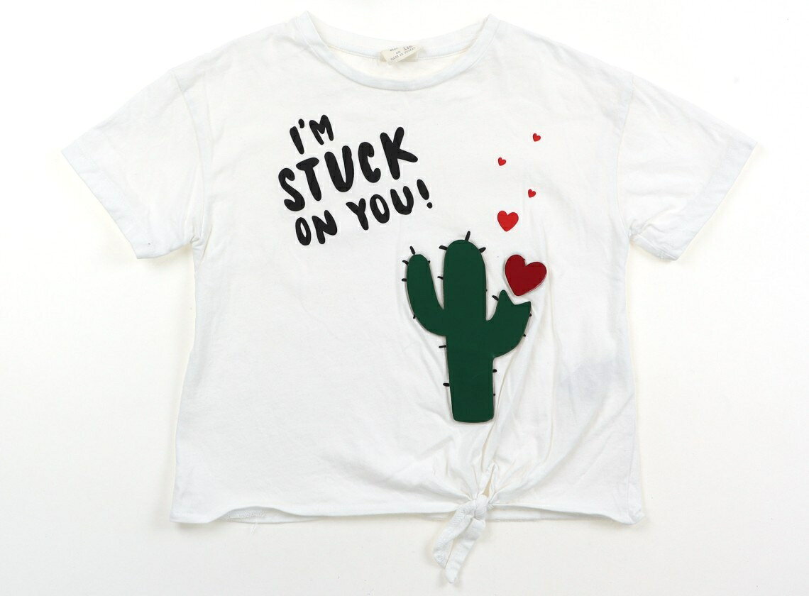 　ブランド 　ZARA(ザラ) 　カテゴリー 　Tシャツ・カットソー 　サイズ 　110サイズ 　色 　白・サボテン・ハート 　状態 　★★（返品不可） 　記名 　あり（タグ） 　ジャンル 　Girl 6/116CM表記。装飾に少し傷あり。...
