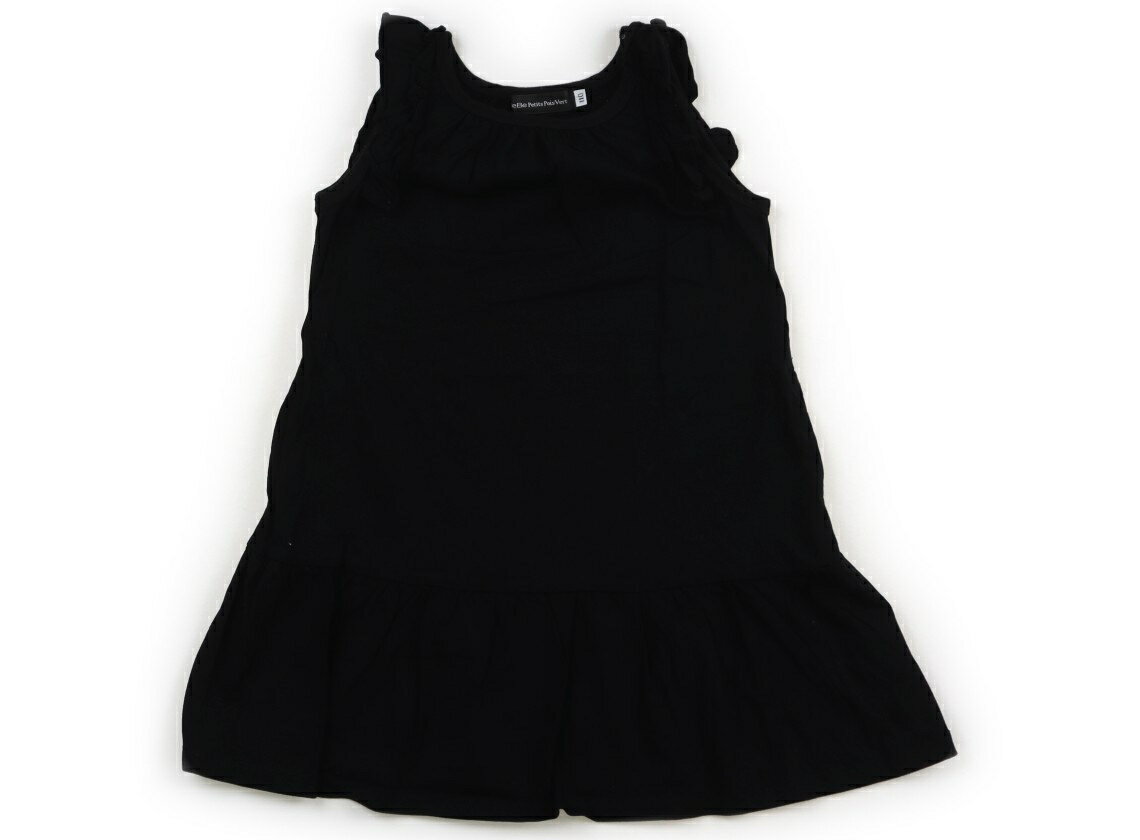　ブランド 　BeBe Petits Pois Vert(ベベ プチ ポワ ヴェール) 　カテゴリー 　ワンピース 　サイズ 　110サイズ 　色 　ブラック 　状態 　★★★ 　記名 　なし 　ジャンル 　Girl 天竺コットン。ほこり付...