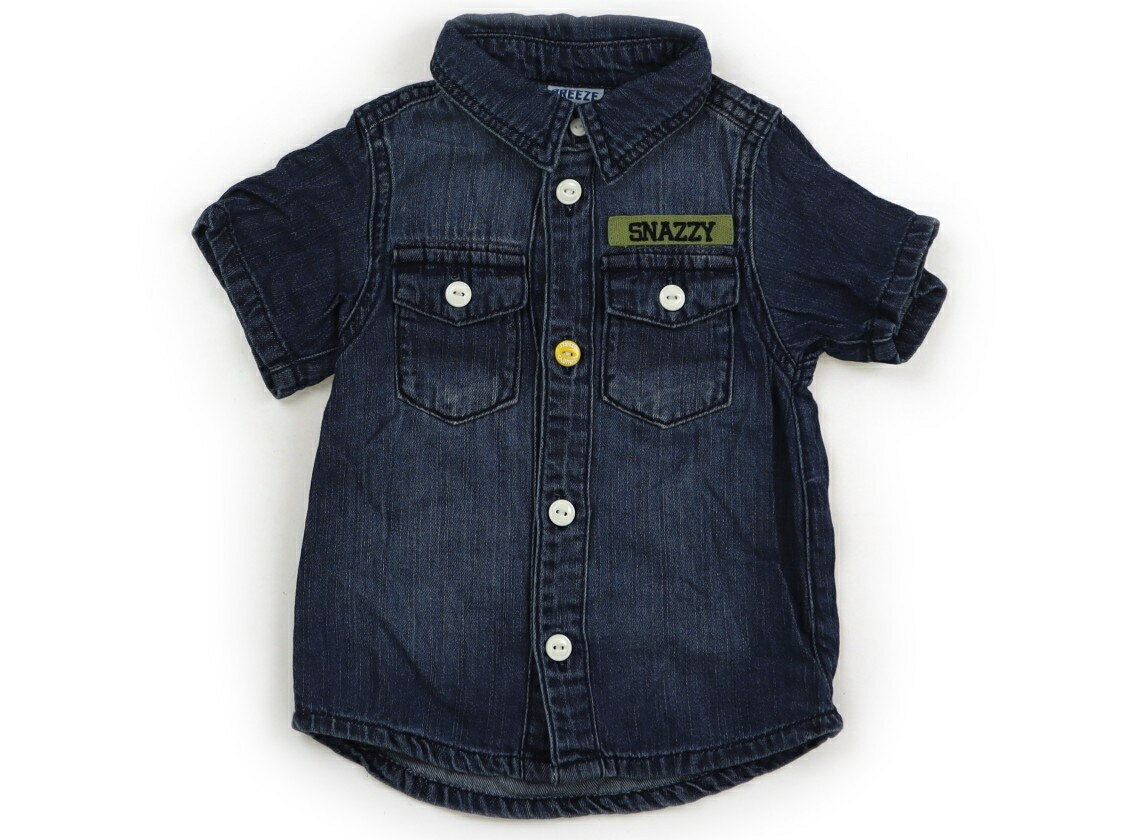 　ブランド 　BREEZE(ブリーズ) 　カテゴリー 　シャツ・ブラウス 　サイズ 　95サイズ 　色 　ブルー 　状態 　★★★ 　記名 　なし 　ジャンル 　Boy デニム地。品質タグが一部切られています。特に目立つ汚れはなくまだお使い...