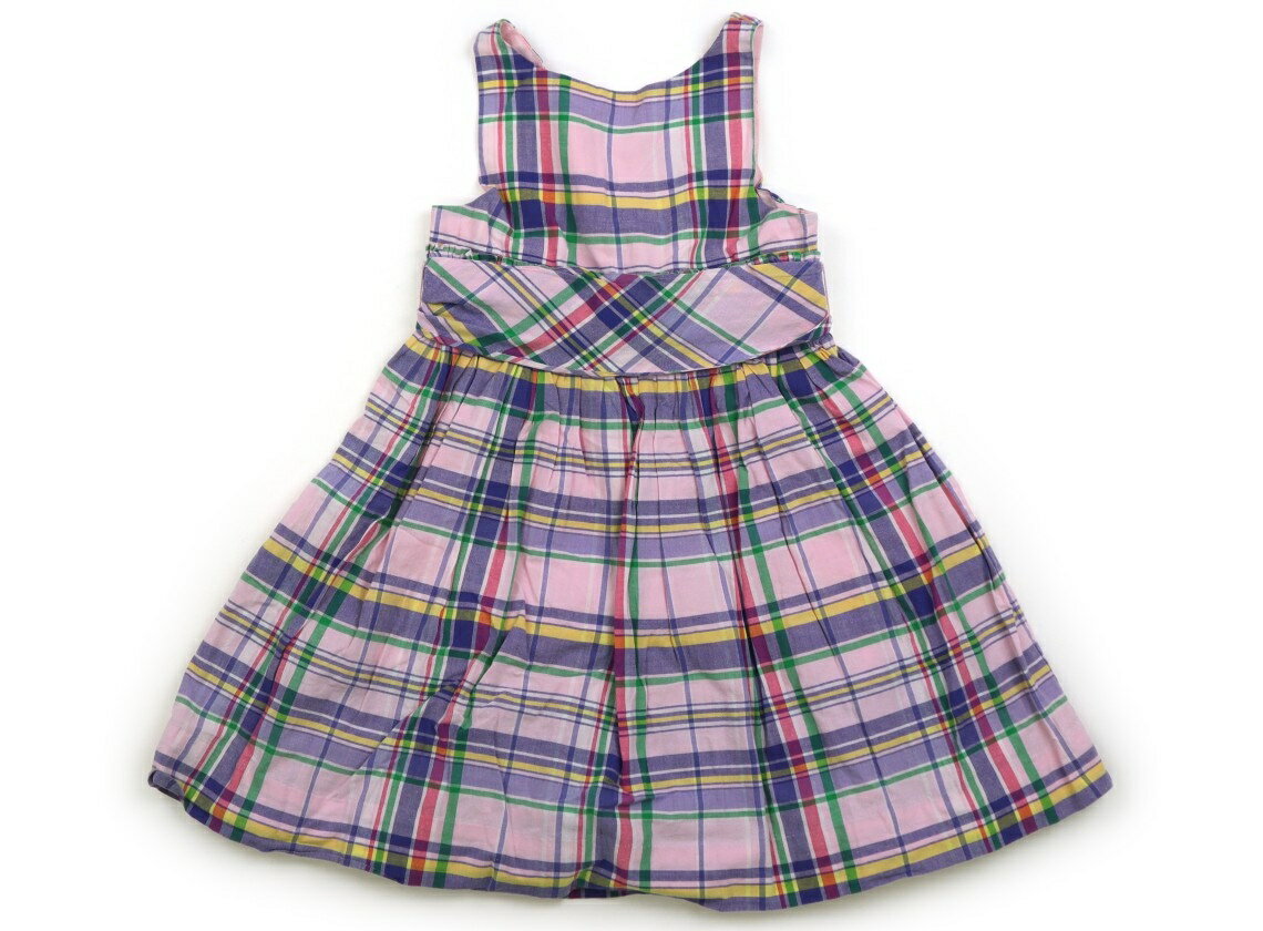 　ブランド 　Ralph Lauren(ラルフローレン) 　カテゴリー 　ワンピース 　サイズ 　100サイズ 　色 　ピンク・青緑黄 チェック 　状態 　★★ 　記名 　なし 　ジャンル 　Girl 3T/100表記。後ろボタンあきです。...