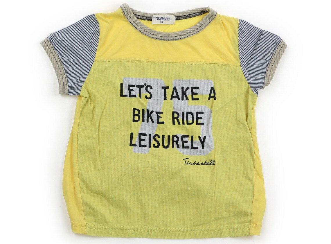 　ブランド 　TINKERBELL(ティンカーベル) 　カテゴリー 　Tシャツ・カットソー 　サイズ 　110サイズ 　色 　イエロー・ブルーストライプ 　状態 　★★★ 　記名 　なし 　ジャンル 　Girl 全体に毛羽立ちがあります。 ...