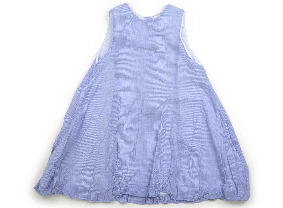 　ブランド 　petit main(プティマイン) 　カテゴリー 　ワンピース 　サイズ 　110サイズ 　色 　ストライプ柄ブルーホワイト 　状態 　★★★ 　記名 　なし 　ジャンル 　Girl AJUGA.コラボ商品です。ポケットあり...