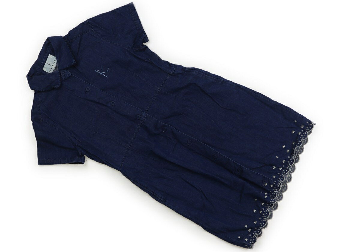 　ブランド 　Kumikyoku(組曲) 　カテゴリー 　ワンピース 　サイズ 　130サイズ 　色 　ダンガリー 　状態 　★★★ 　記名 　なし 　ジャンル 　Girl 実際のサイズ表記はTSです。前開きボタンです。端にやや色褪せと、裾...