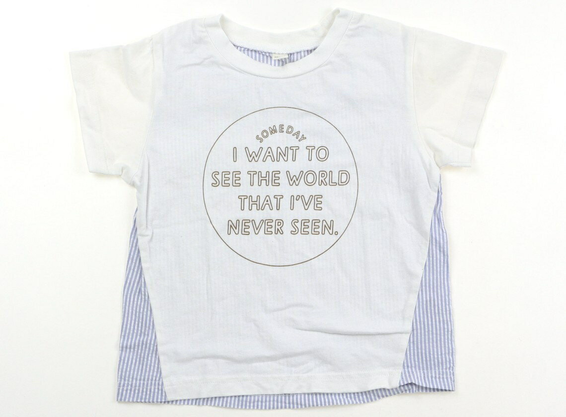 　ブランド 　apres les cours(アプレレクール) 　カテゴリー 　Tシャツ・カットソー 　サイズ 　110サイズ 　色 　オフホワイト・青白ストライプ、ブラウン 　状態 　★★★ 　記名 　なし 　ジャンル 　Girl 背面は...