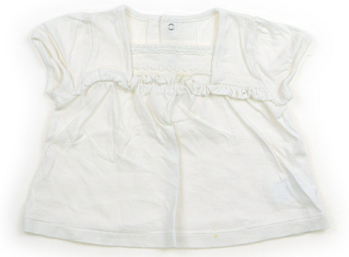　ブランド 　COMME CA ISM(コムサイズム) 　カテゴリー 　Tシャツ・カットソー 　サイズ 　80サイズ 　色 　オフホワイト 　状態 　★★ 　記名 　なし 　ジャンル 　Girl 胸元や前身頃裾に黄色い汚れがあります。外遊び...