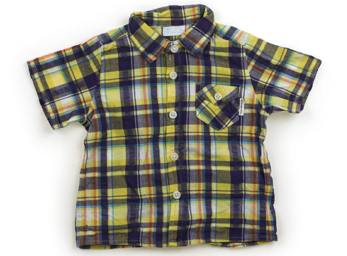 　ブランド 　Combimini(コンビミニ) 　カテゴリー 　シャツ・ブラウス 　サイズ 　80サイズ 　色 　イエロー・パープル・チェック 　状態 　★★★ 　記名 　あり（タグ） 　ジャンル 　Boy 洗いざらし感があります。 ＊【状...