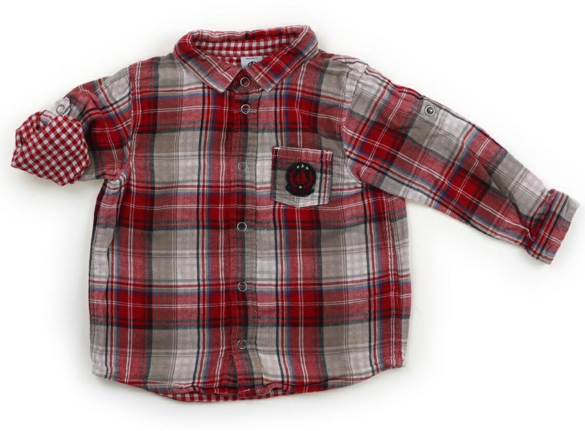 　ブランド 　PETIT BATEAU(プチバトー) 　カテゴリー 　シャツ・ブラウス 　サイズ 　80サイズ 　色 　赤系、白、ベージュ、チェック柄 　状態 　★★★ 　記名 　なし 　ジャンル 　Boy 実際のサイズ表記は86cm。全体...