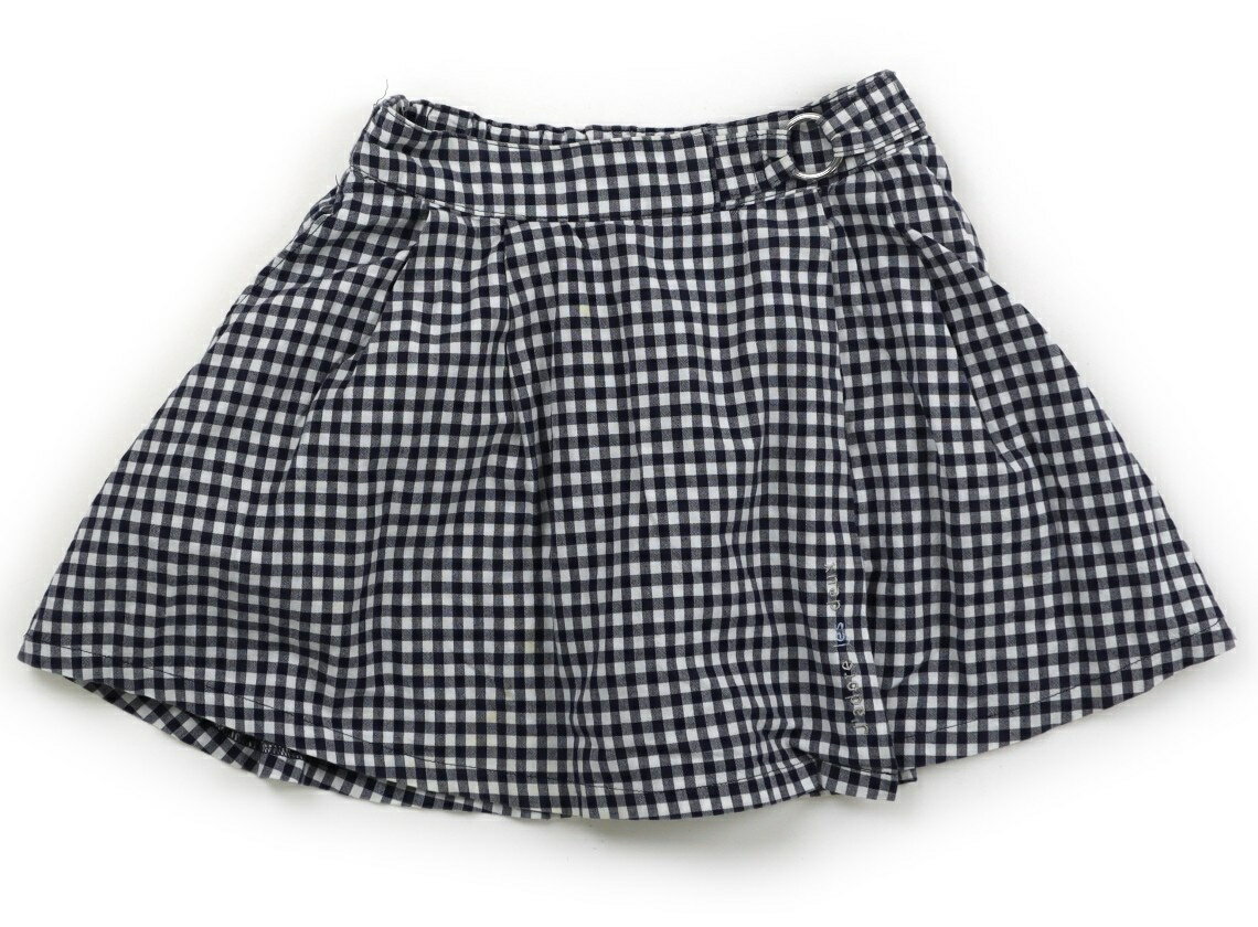 　ブランド 　pom ponette(ポンポネット) 　カテゴリー 　スカート 　サイズ 　120サイズ 　色 　ネイビー　オフホワイト　チェック 　状態 　★★ 　記名 　なし 　ジャンル 　Girl 綿布帛素材。カットソー素材のインナー...