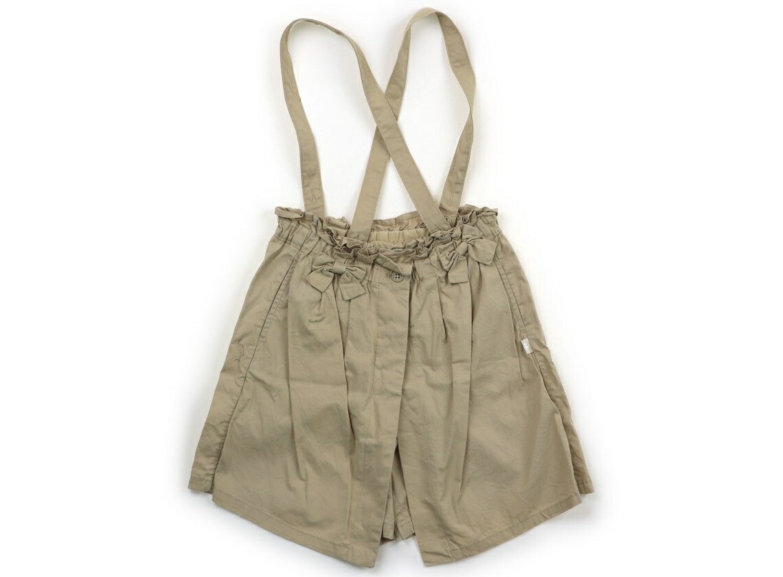 　ブランド 　Kumikyoku(組曲) 　カテゴリー 　キュロット 　サイズ 　130サイズ 　色 　エクリュベージュ 　状態 　★★★ 　記名 　なし 　ジャンル 　Girl コットン。前身頃がラップスカートに見えるデザイン。ショルダー...