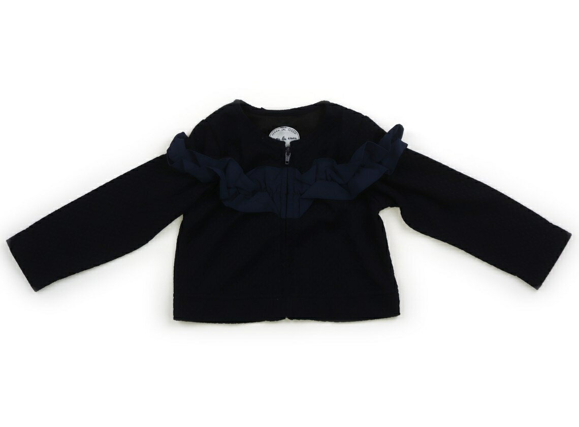 　ブランド 　apres les cours(アプレレクール) 　カテゴリー 　カーディガン 　サイズ 　110サイズ 　色 　ネイビー・ブラウン 　状態 　★★★ 　記名 　なし 　ジャンル 　Girl ポリエステル素材で、2枚重ねの生地...