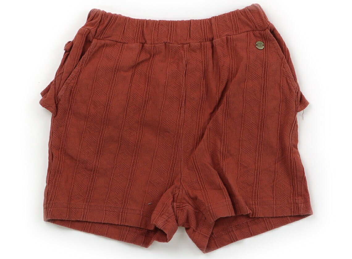 　ブランド 　petit main(プティマイン) 　カテゴリー 　ハーフパンツ 　サイズ 　110サイズ 　色 　オレンジベージュ、フリル 　状態 　★★ 　記名 　なし 　ジャンル 　Girl ウエストは総ゴム。ヨレ、色あせ感強め。普段...