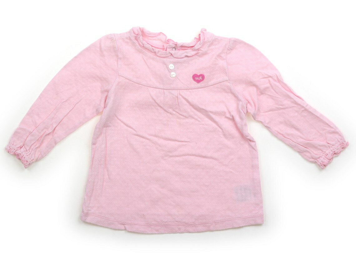 　ブランド 　miki HOUSE(ミキハウス) 　カテゴリー 　Tシャツ・カットソー 　サイズ 　90サイズ 　色 　ピンク 　状態 　★★ 　記名 　なし 　ジャンル 　Girl パターンメッシュカットソー。右肩にシミあり。普段使いにい...