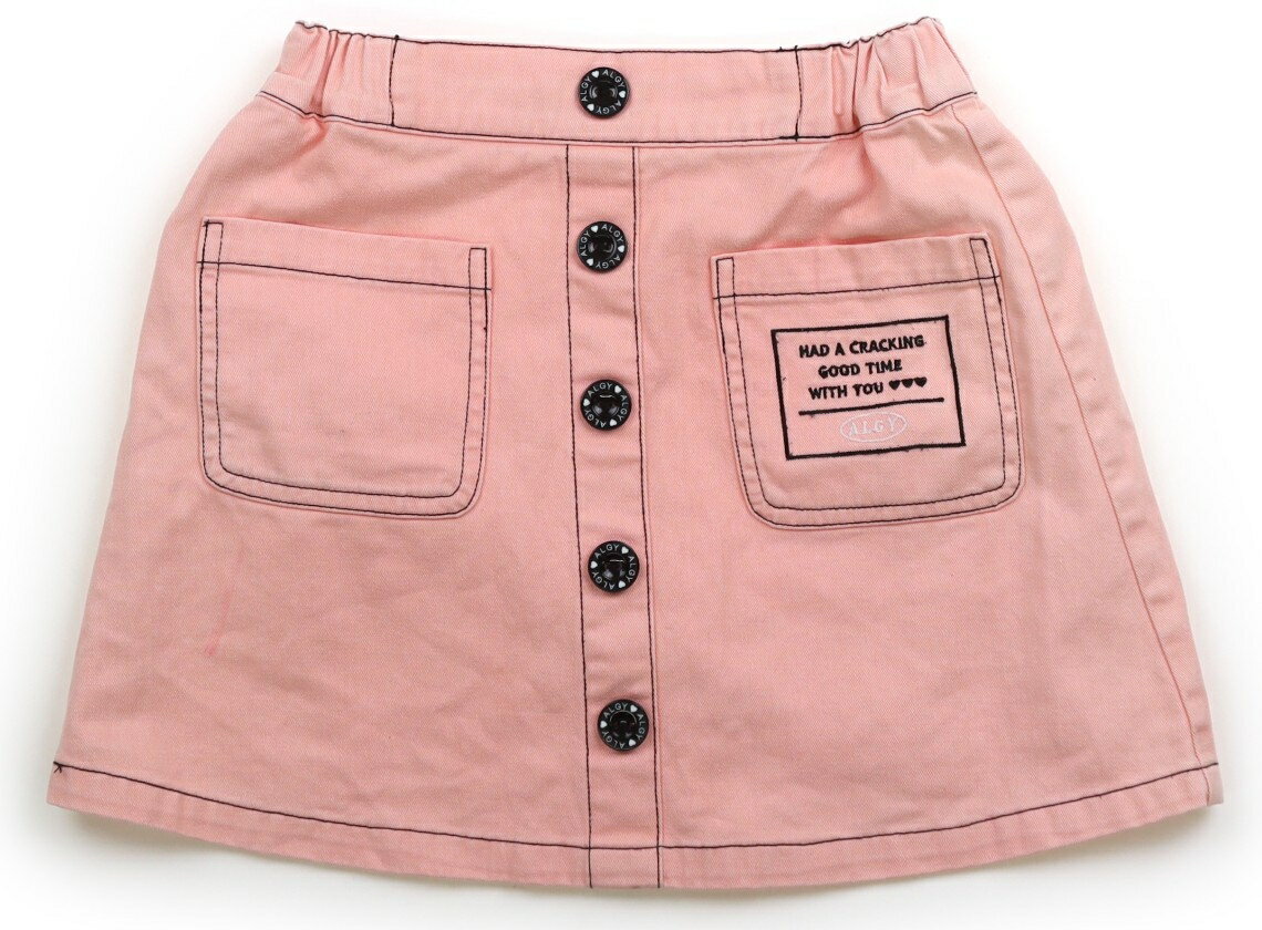 　ブランド 　ALGY(アルジー) 　カテゴリー 　スカート 　サイズ 　140サイズ 　色 　ピンク 　状態 　★★★ 　記名 　なし 　ジャンル 　Girl コットン地で、ウエストは総ゴムです。ポリエステルの裏地付き。ボタンは飾りです。...