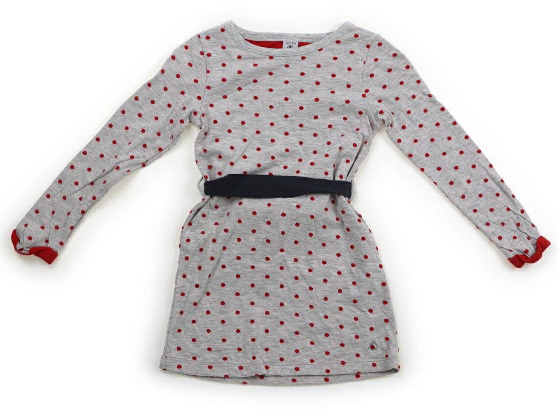 　ブランド 　PETIT BATEAU(プチバトー) 　カテゴリー 　ワンピース 　サイズ 　110サイズ 　色 　グレー、赤 　状態 　★★★ 　記名 　なし 　ジャンル 　Girl 全体に毛羽立ち、前身頃に薄いシミが見られます。普段使い...