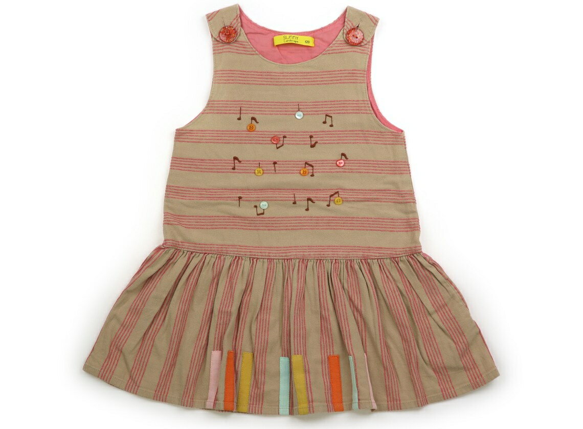 　ブランド 　Sunny Landscape(サニーランドスケープ) 　カテゴリー 　チュニック 　サイズ 　120サイズ 　色 　ベージュ、ピンク、音符 　状態 　★★ 　記名 　なし 　ジャンル 　Girl 後ろのスカート部分にシミがあ...