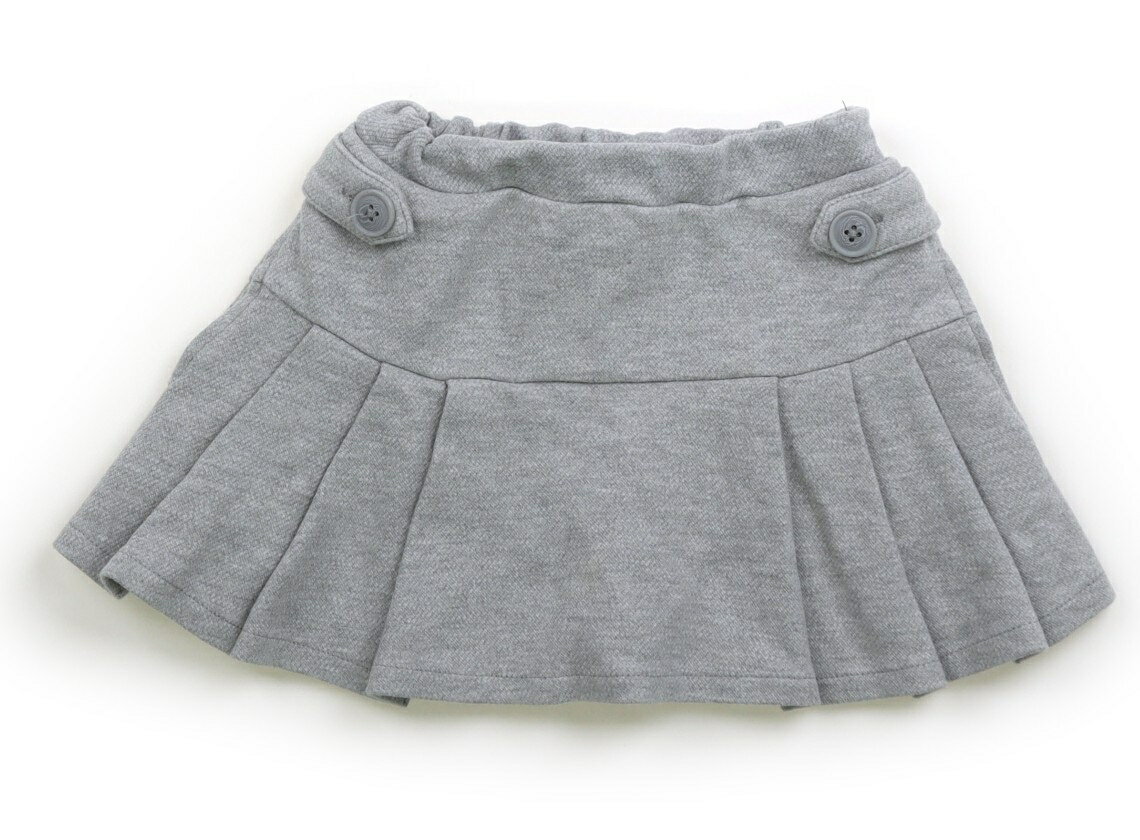 　ブランド 　petit main(プティマイン) 　カテゴリー 　スカート 　サイズ 　100サイズ 　色 　グレー、ボタン 　状態 　★★★ 　記名 　なし 　ジャンル 　Girl ウエストはサイズ調節ゴム付きで、厚手のカットソー生地で...