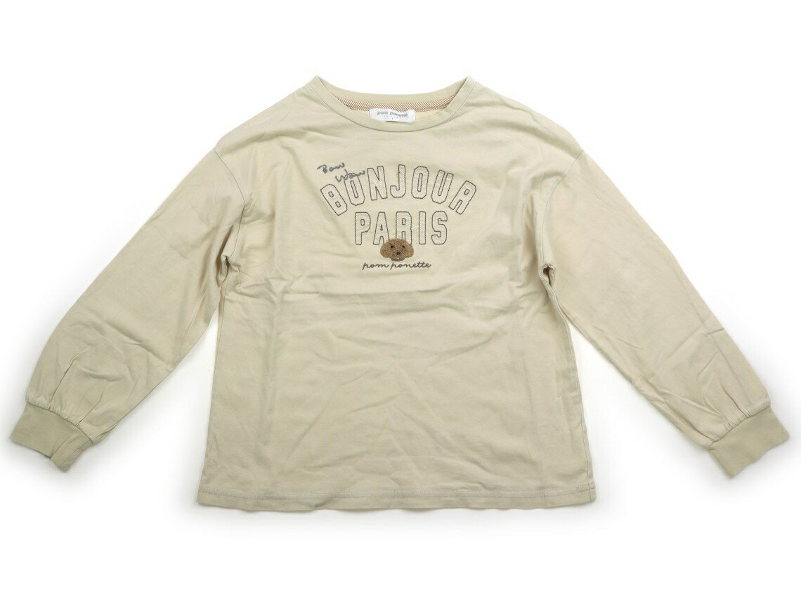 　ブランド 　pom ponette(ポンポネット) 　カテゴリー 　Tシャツ・カットソー 　サイズ 　140サイズ 　色 　ベージュ 　状態 　★★★ 　記名 　なし 　ジャンル 　Girl 全体に洗いざらし感と袖に色褪せありますが、目立...