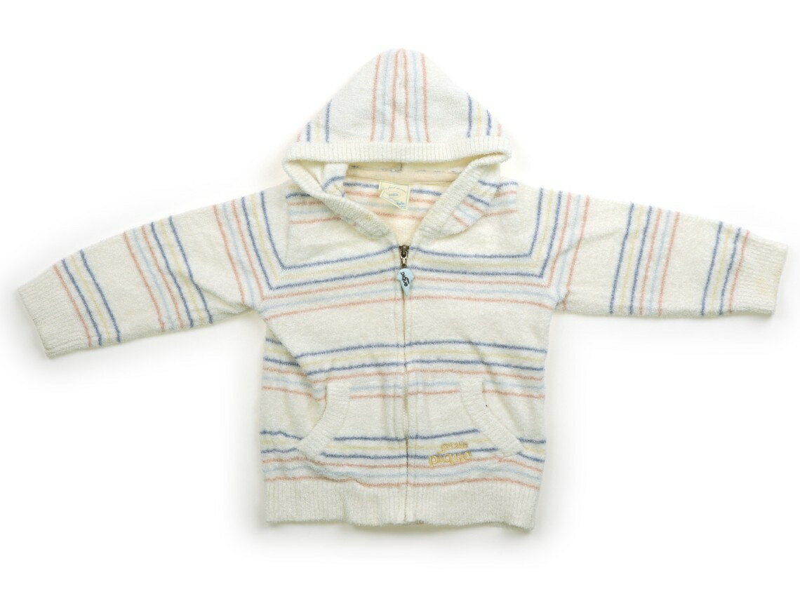 　ブランド 　gelato pique(ジェラピケ) 　カテゴリー 　パーカー 　サイズ 　80サイズ 　色 　白、ボーダー 　状態 　★★ 　記名 　なし 　ジャンル 　Boy 実際のサイズ表記は80-90です。Gelato piqueな...