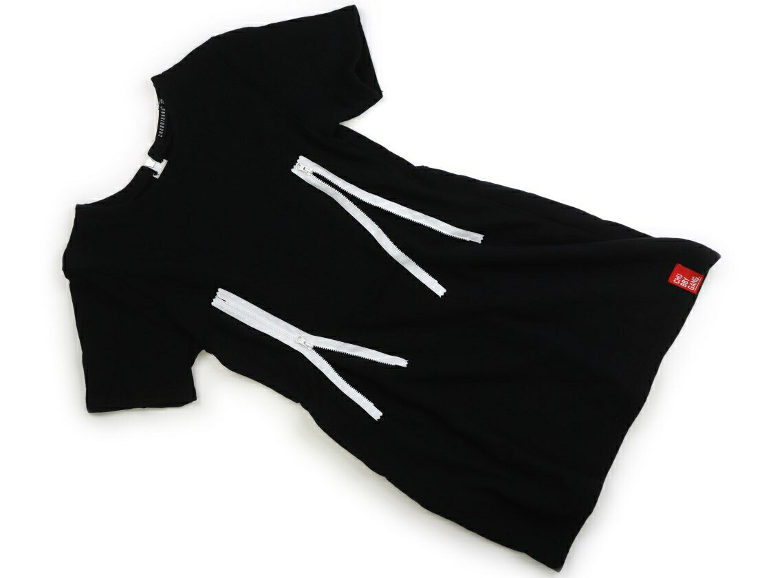 　ブランド 　Chubby Gang(チャビーギャング) 　カテゴリー 　ワンピース 　サイズ 　150サイズ 　色 　ブラック 　状態 　★★★ 　記名 　なし 　ジャンル 　Girl 裏毛トレーナー地。後ろファスナー開き。部分的に毛玉感...