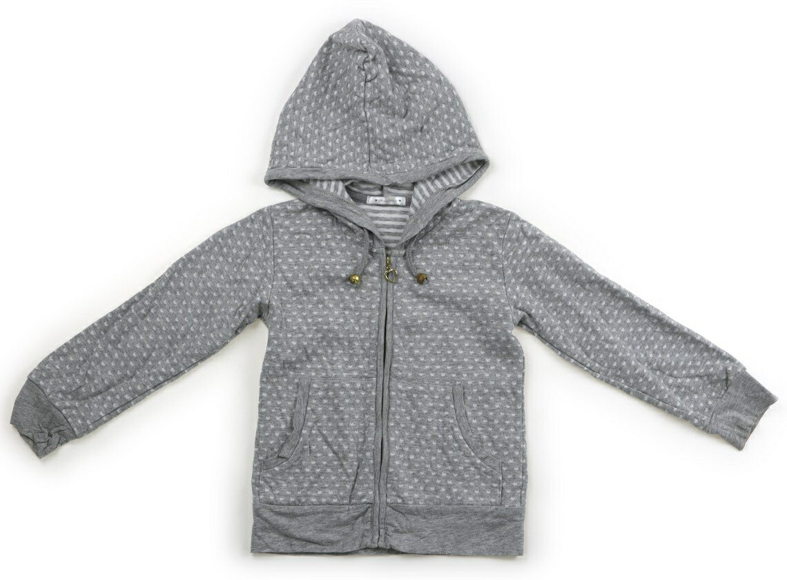 　ブランド 　Stomp Stamp(ストンプスタンプ) 　カテゴリー 　パーカー 　サイズ 　120サイズ 　色 　グレー・ハート柄 　状態 　★★ 　記名 　なし 　ジャンル 　Girl ポリエステル混コットン素材。袖口とお腹付近に薄茶...