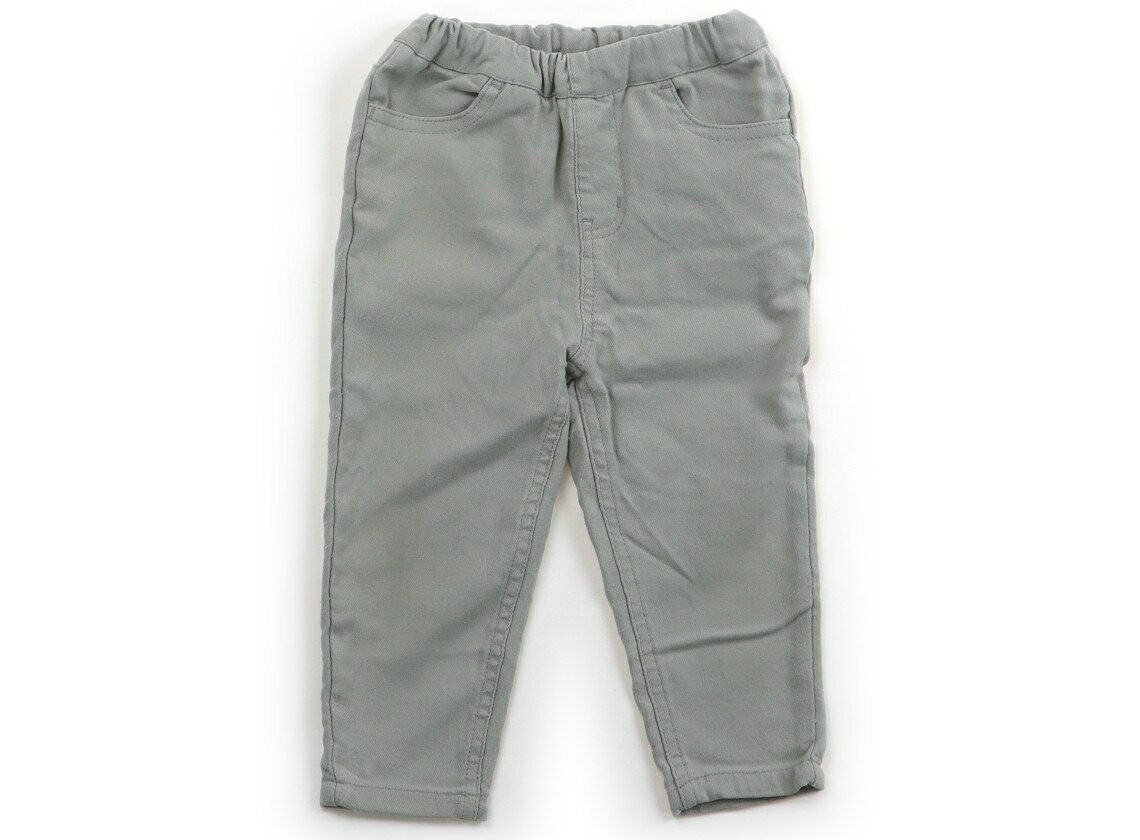 　ブランド 　petit main(プティマイン) 　カテゴリー 　パンツ 　サイズ 　80サイズ 　色 　ミント 　状態 　★★ 　記名 　なし 　ジャンル 　Girl ストレッチパンツ。ウエスト調整ボタン付き。ヨレと色褪せ、足と尻に黄ば...