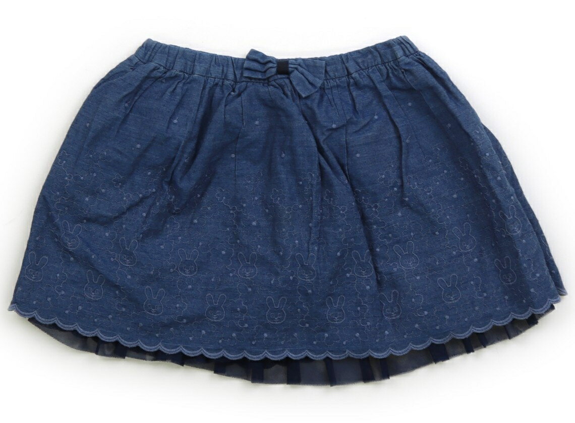 　ブランド 　miki HOUSE(ミキハウス) 　カテゴリー 　スカート 　サイズ 　100サイズ 　色 　ブルー、ウサギ、リボン 　状態 　★★★ 　記名 　なし 　ジャンル 　Girl 実際のサイズ表記はS100-110です。ウエスト...