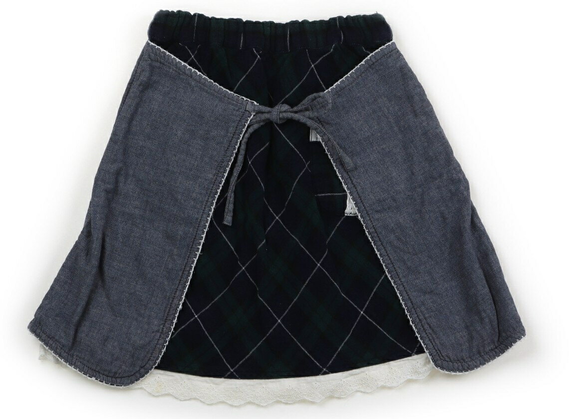 　ブランド 　Seraph(セラフ) 　カテゴリー 　スカート 　サイズ 　95サイズ 　色 　ネイビー・グリーン・チェック・ライトブルー 　状態 　★★ 　記名 　なし 　ジャンル 　Girl コットン素材。ウエストは総ゴムです。裾レース...