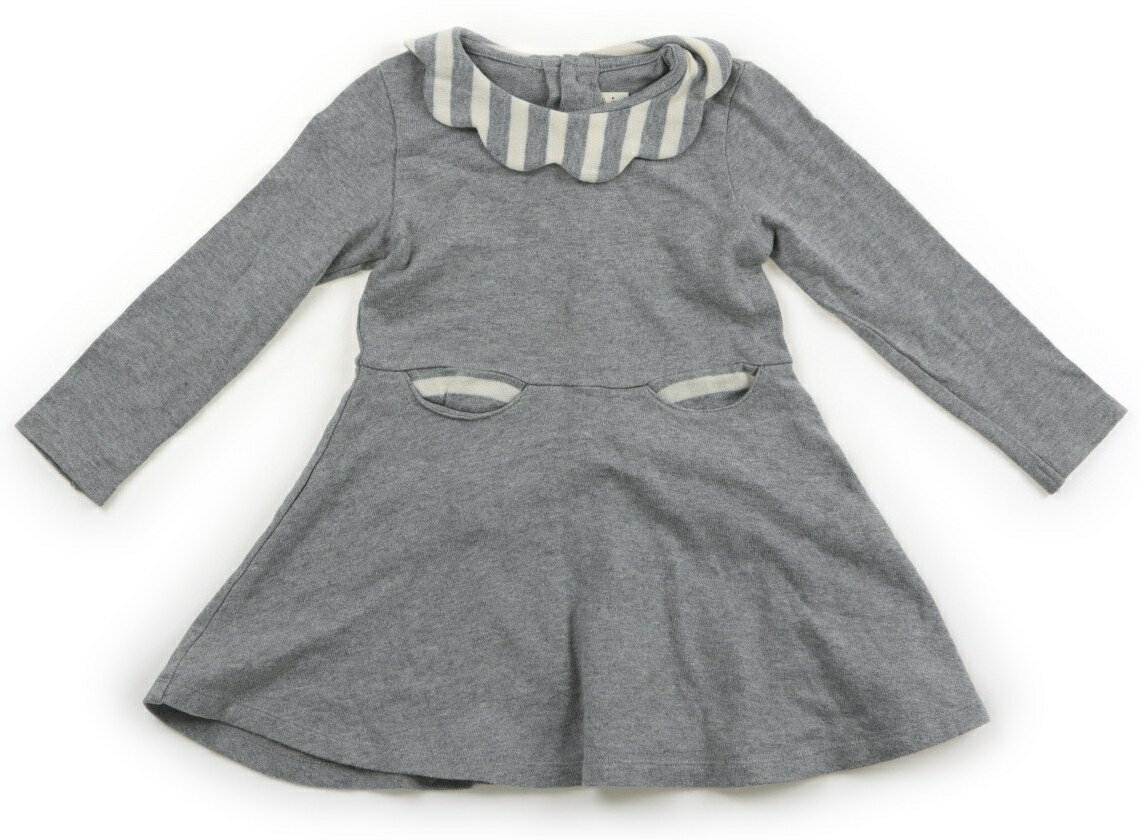 　ブランド 　Knit Planner(KP)(ニットプランナー（KP）) 　カテゴリー 　ワンピース 　サイズ 　100サイズ 　色 　ライトグレー・オフホワイトボーダー 　状態 　★★★ 　記名 　なし 　ジャンル 　Girl カットソ...