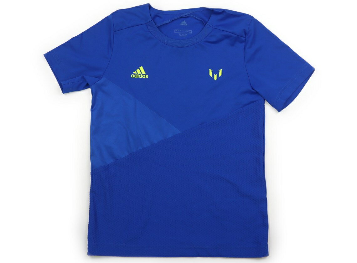 　ブランド 　Adidas(アディダス) 　カテゴリー 　Tシャツ・カットソー 　サイズ 　150サイズ 　色 　ブルー 　状態 　★★★ 　記名 　なし 　ジャンル 　Boy ポリエステル素材。所々糸つれあり。裾ステッチが一部切れています...