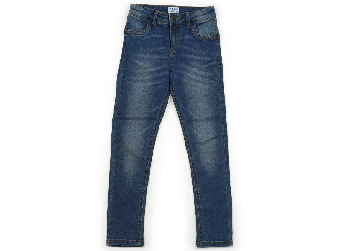 　ブランド 　Mayoral(マヨラル) 　カテゴリー 　ジーンズ 　サイズ 　110サイズ 　色 　ライトブルー 　状態 　★★ 　記名 　なし 　ジャンル 　Girl 実際のサイズ表記は6/116cm。ストレッチデニム生地。サイズ調整ゴ...