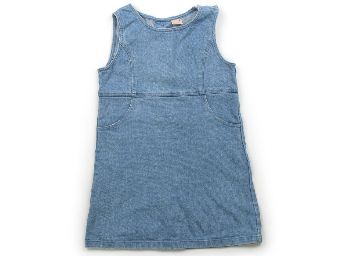 　ブランド 　petit main(プティマイン) 　カテゴリー 　ジャンパースカート 　サイズ 　100サイズ 　色 　ライトブルー 　状態 　★★★ 　記名 　なし 　ジャンル 　Girl ポリウレタン配合デニム生地。色落ち感ありますが...