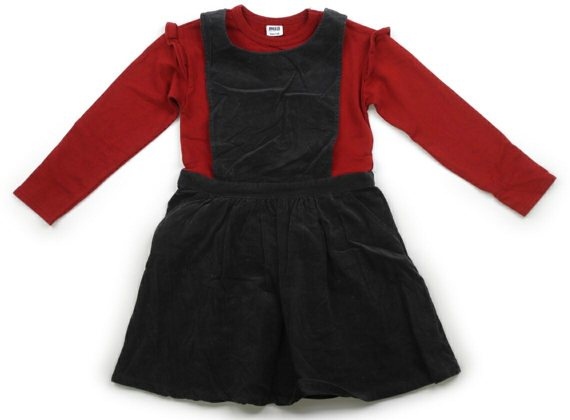 　ブランド 　BREEZE(ブリーズ) 　カテゴリー 　ワンピース 　サイズ 　140サイズ 　色 　ワインレッド、チャコールグレー、フリル 　状態 　★★★ 　記名 　なし 　ジャンル 　Girl レイヤードデザイン。本体トレーナーにワン...