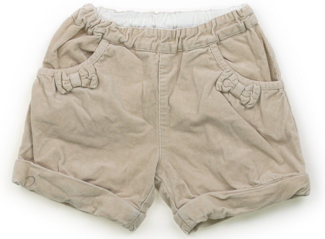 　ブランド 　BeBe(べべ) 　カテゴリー 　ショートパンツ 　サイズ 　120サイズ 　色 　ライトベージュ 　状態 　★★ 　記名 　なし 　ジャンル 　Girl 細コーデュロイ。ウエストは総ゴムです。色褪せと少し汚れがありますがまだ...