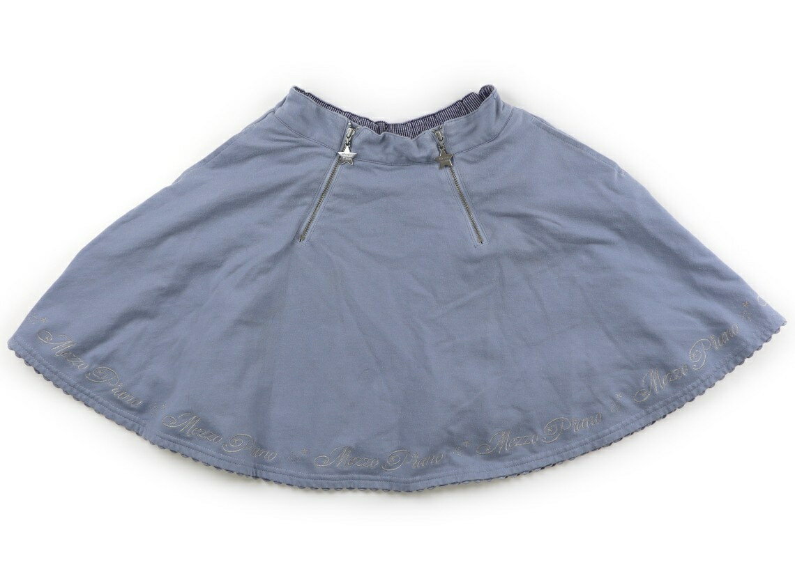 　ブランド 　mezzo piano(メゾピアノ) 　カテゴリー 　スカート 　サイズ 　140サイズ 　色 　ダスティブルー 　状態 　★★ 　記名 　なし 　ジャンル 　Girl ポリエステルコットンカットソー。ウエストは半分ゴムです。...